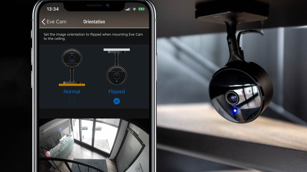 Eve App 4.5 to bring s flip view for Eve Cam and HomeKit camera view ...